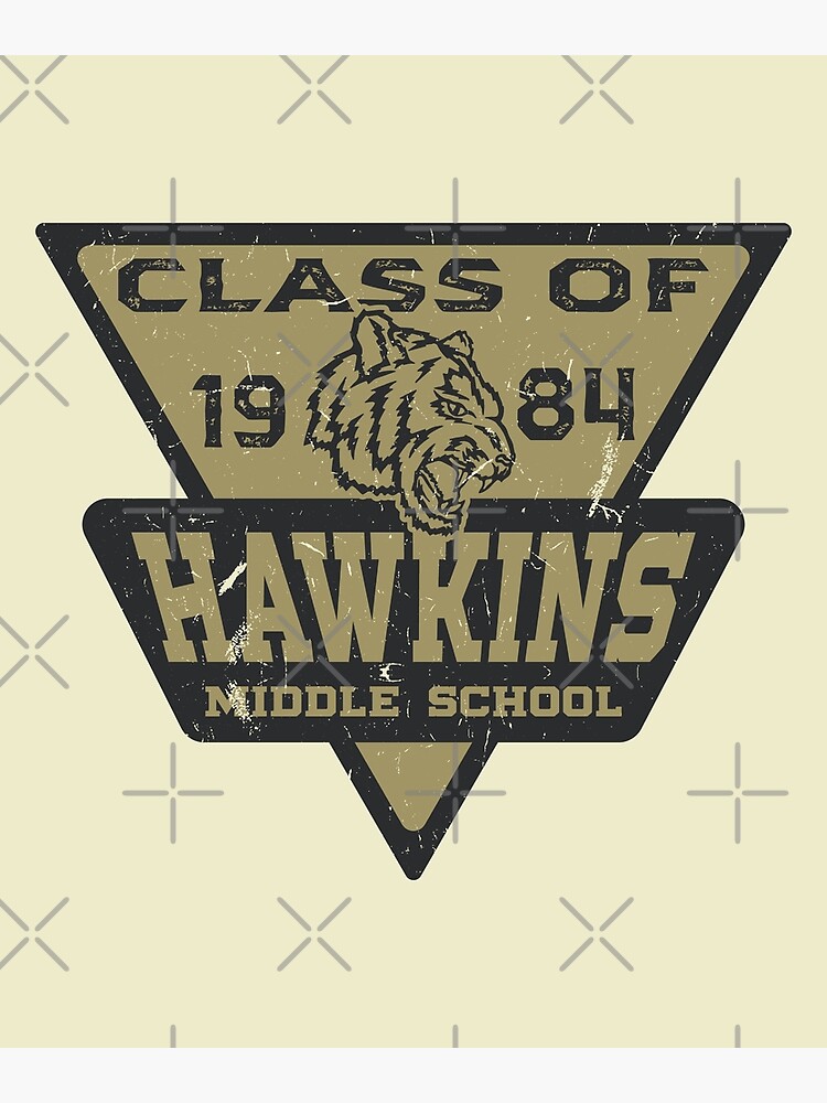 "Hawkins Middle School Class of 1984" Poster by NinjaDesignInc | Redbubble