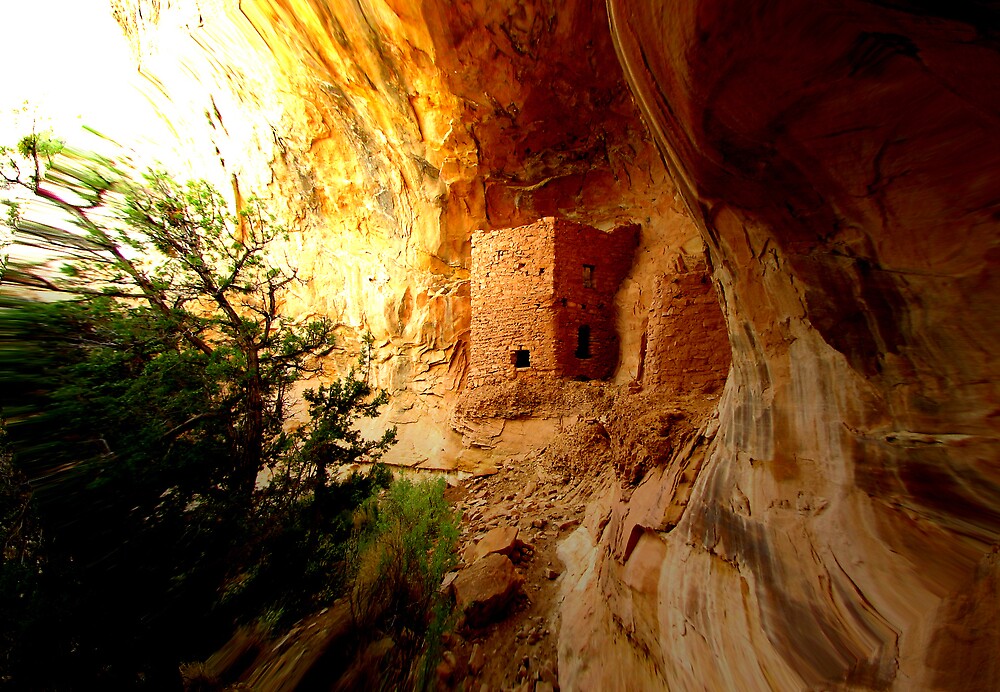 "Towerhouse Ruin - Utah" by Rick Schafer | Redbubble