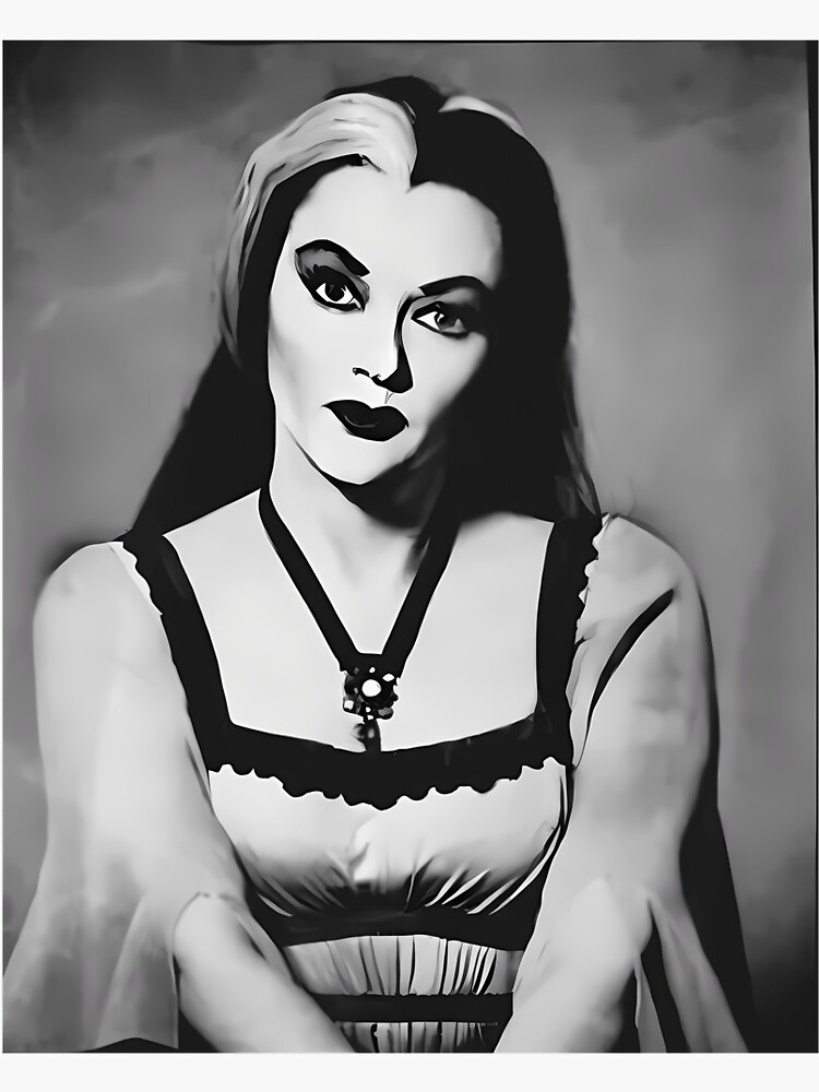 "Goth Queens Lily Vintage - The Horror Movie Lily" Sticker for Sale by ...