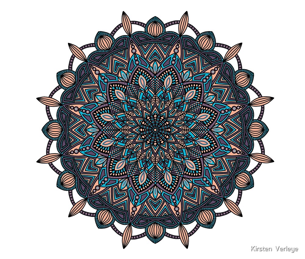 "Beach Mandala" by Kirsten Verleye | Redbubble