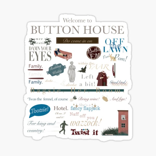 "Ghosts (BBC) Quotes" Sticker by AzizKeslero | Redbubble
