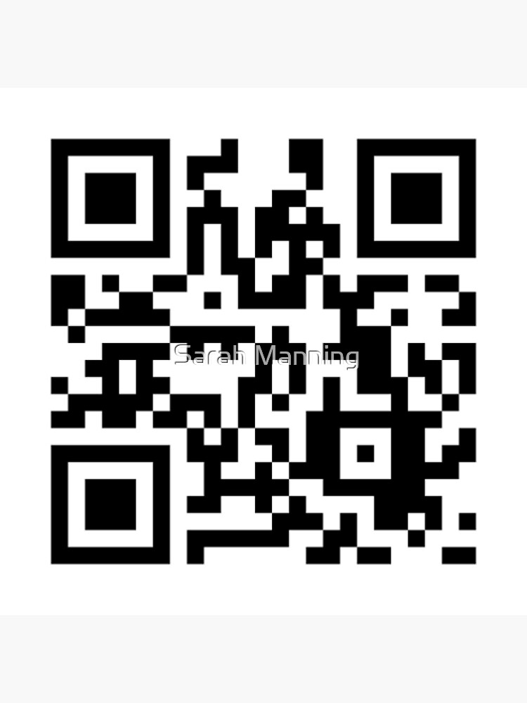 "meme QR code" Sticker for Sale by sarahamanning | Redbubble