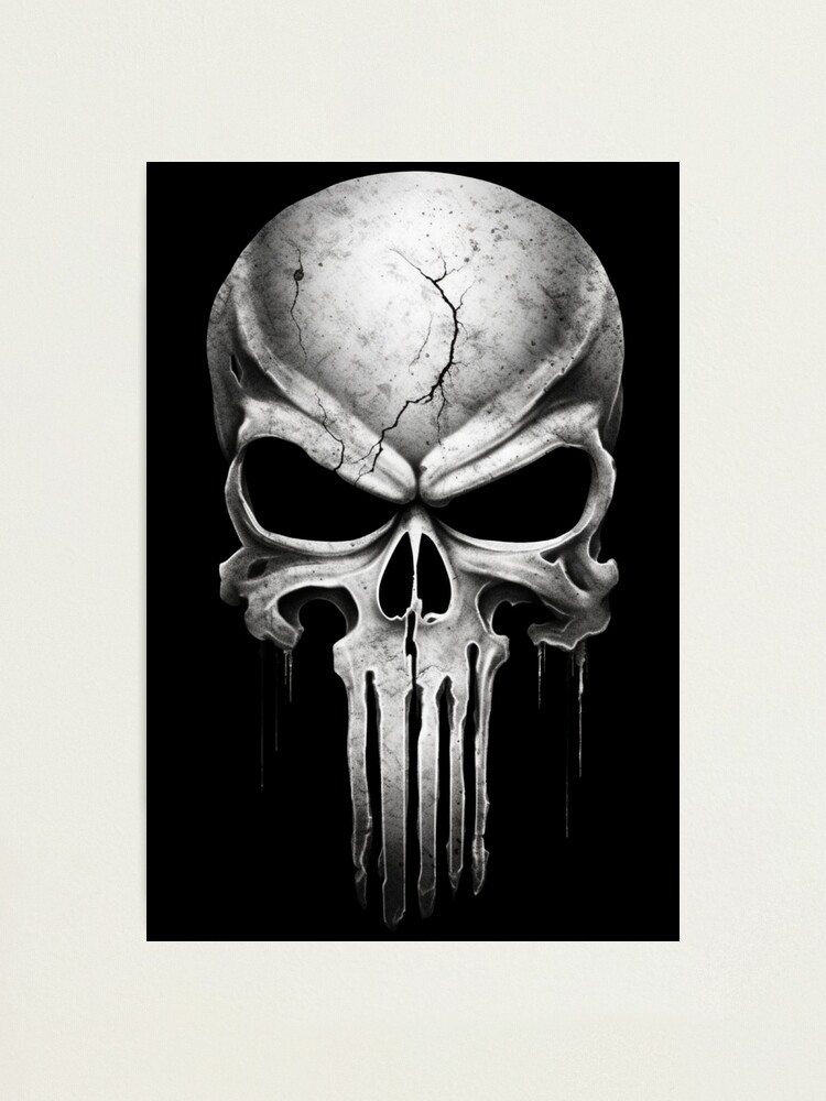 "Skull Punisher" Photographic Print by ByAdon | Redbubble