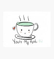 Green Tea Pun Wall Art | Redbubble