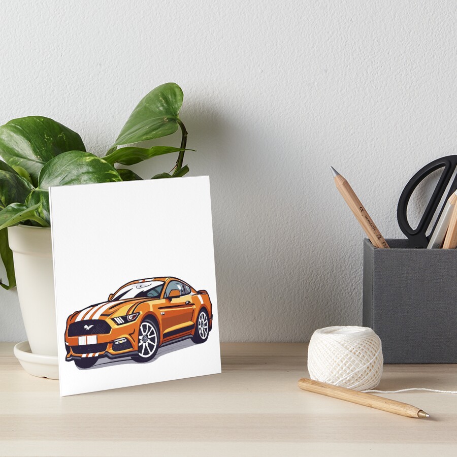 "Ford Mustang - Cartoon Design" Poster for Sale by PoppinDesigner ...