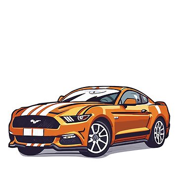 "Ford Mustang - Cartoon Design" Poster for Sale by PoppinDesigner ...