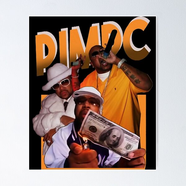"vintage Pimp music C rapper" Poster for Sale by ChaoFahLiu | Redbubble