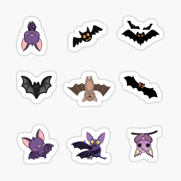 "Cute and fun vampire pack" Sticker for Sale by huape | Redbubble