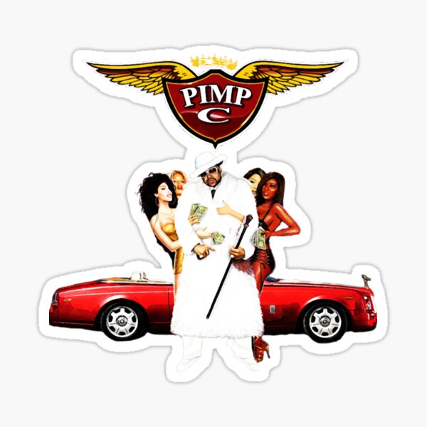 "Vintagee Pimp music C" Sticker for Sale by ChaoFahLiu | Redbubble