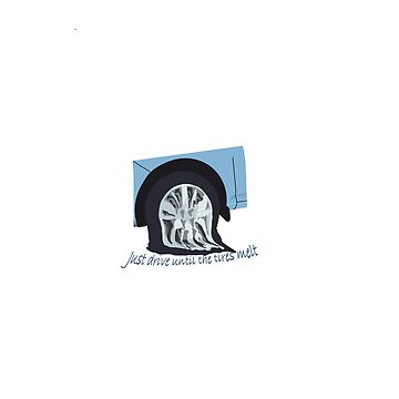"hey driver lyric " Sticker for Sale by mccaelyn | Redbubble