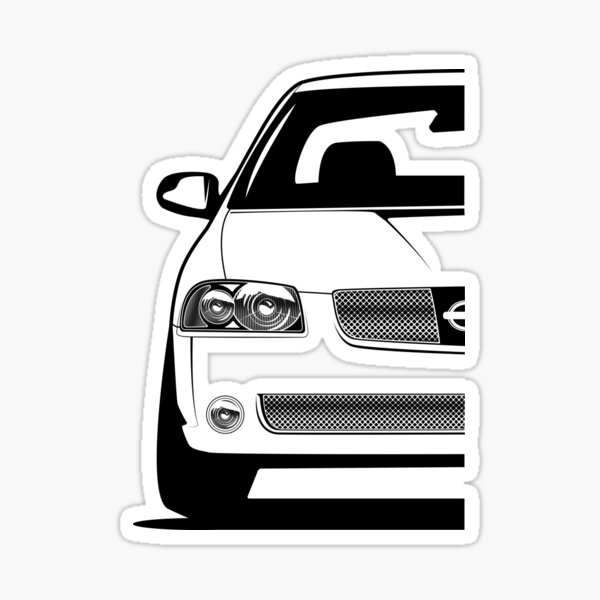 "Sentra 2002" Sticker for Sale by MeiArtCircle | Redbubble