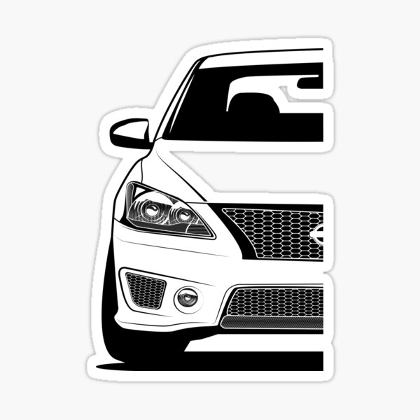 "Sentra 2014" Sticker for Sale by MeiArtCircle | Redbubble