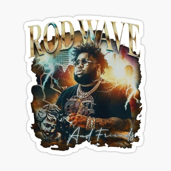 "Rod Wave Rap 90s" Sticker for Sale by JosephFinleyoe | Redbubble
