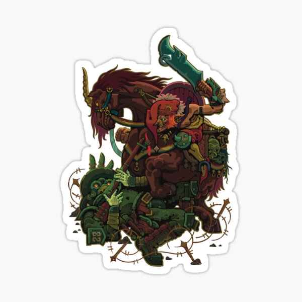 "Highlander" Sticker for Sale by 28Mag | Redbubble