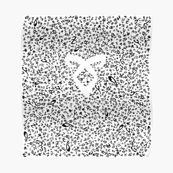 "Shadowhunters rune - pattern / texture with vanishing angelic power ...