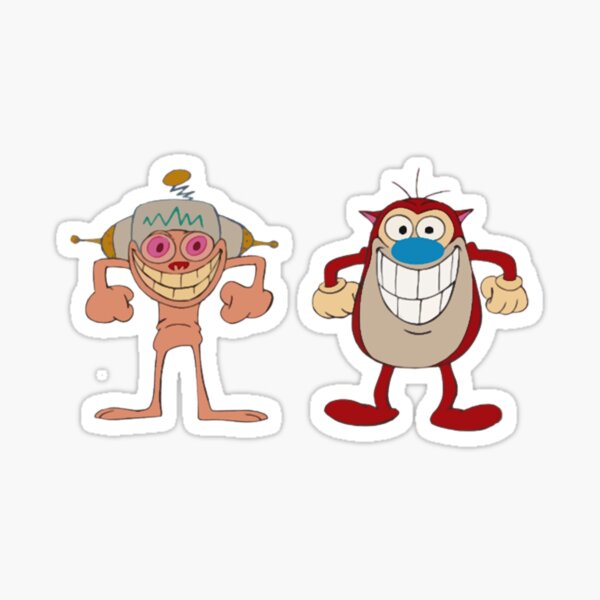 "BEST SELLER - Ren and Stimpy Merchandise" Sticker for Sale by ...