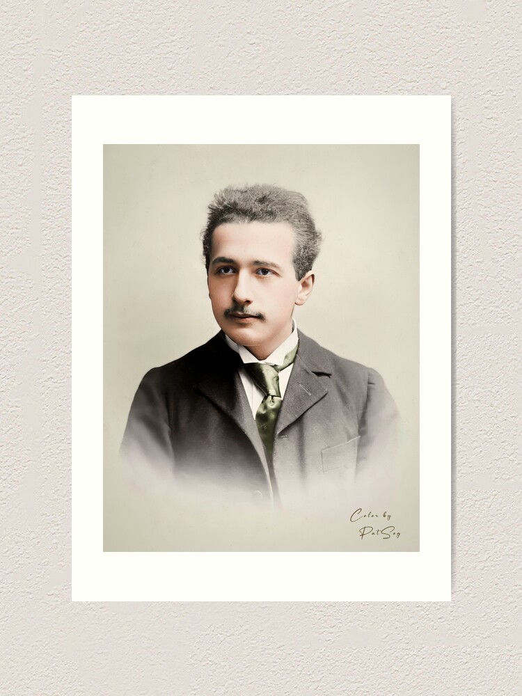 El Joven Albert Einstein En Color