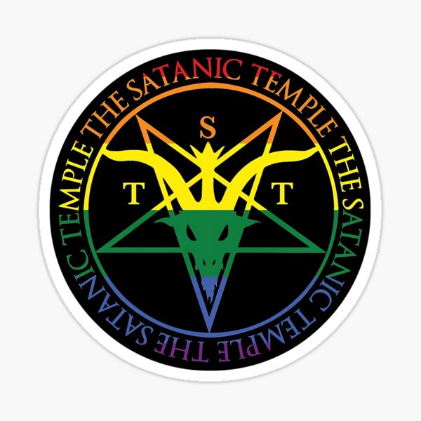 "The Satanic Temple Pride Logo" Sticker for Sale by tanhiem | Redbubble