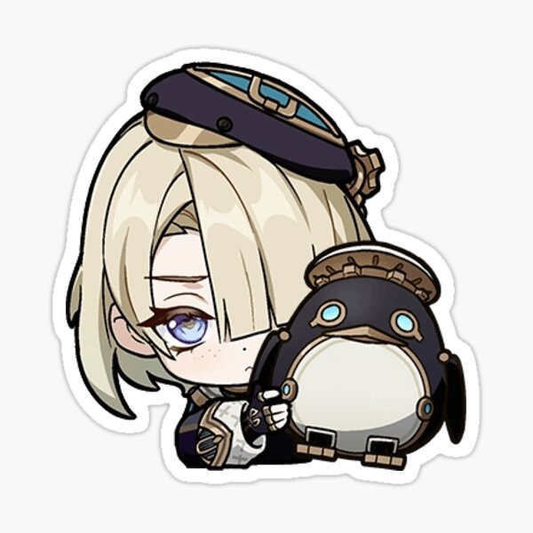 "Freminet - Genshin Impact" Sticker for Sale by xcosmicstars | Redbubble