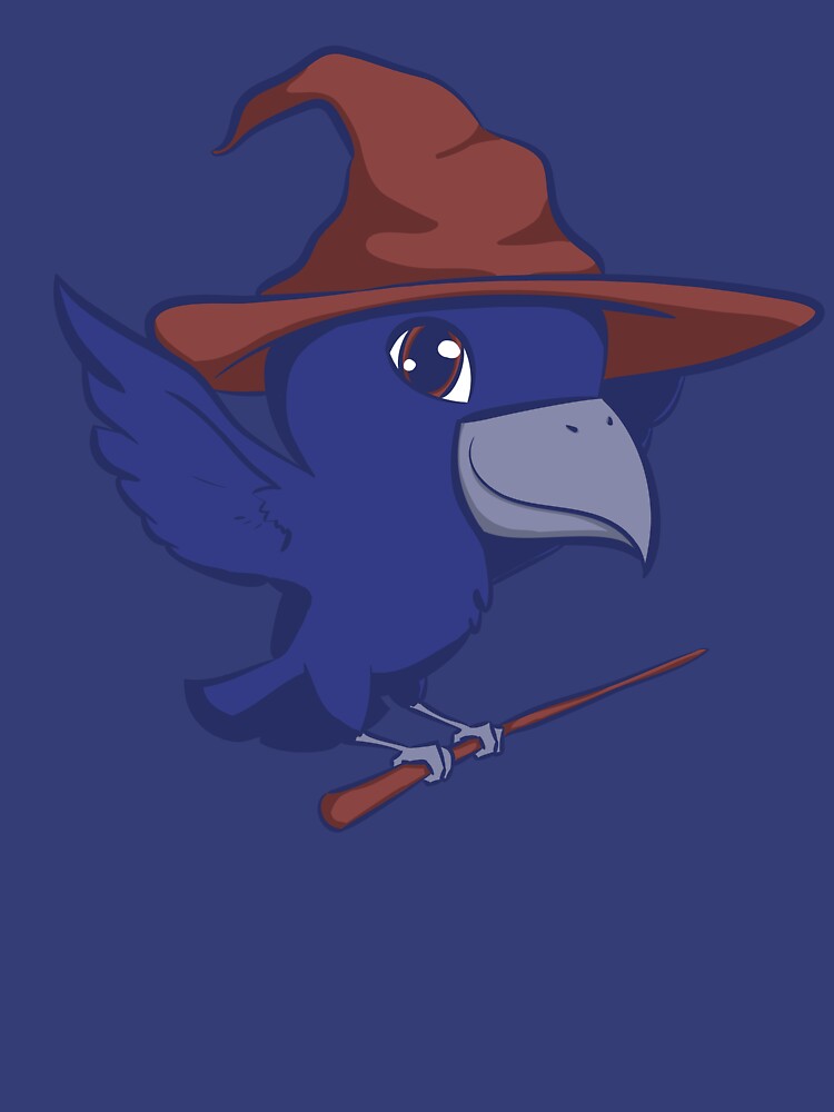 "Raven Wizard" T-shirt for Sale by CreatedByFran | Redbubble | wizard t ...