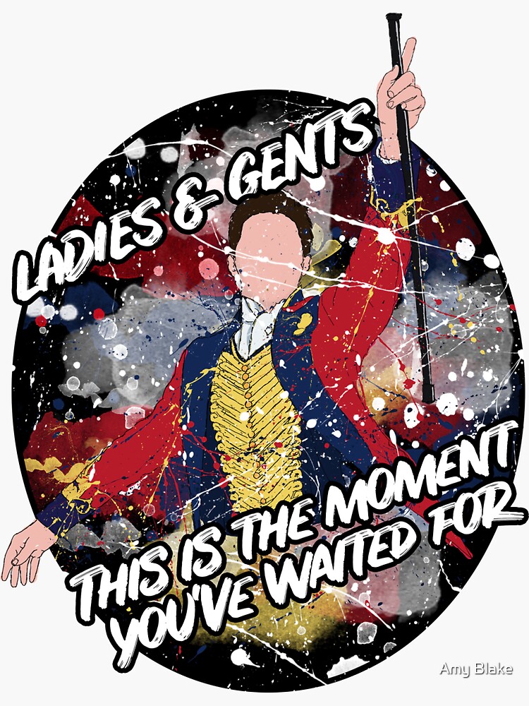 "Ladies and Gents - The Greatest Showman" Sticker for Sale by ...