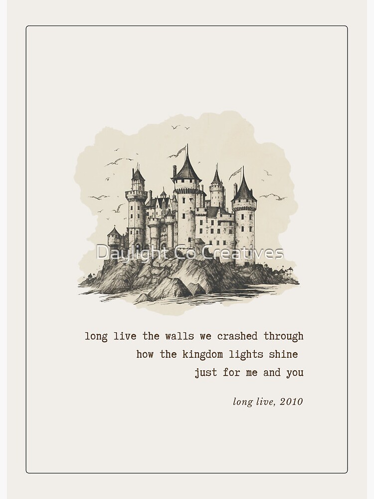 "long live taylor swift poster - taylor swift sticker" Art Board Print ...