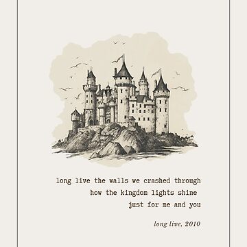 "long live taylor swift poster - taylor swift sticker" Art Board Print ...