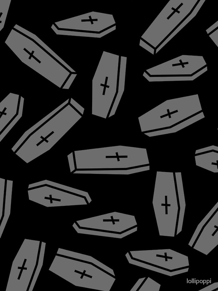 "Coffin Pattern" iPhone Case for Sale by lollipoppi | Redbubble
