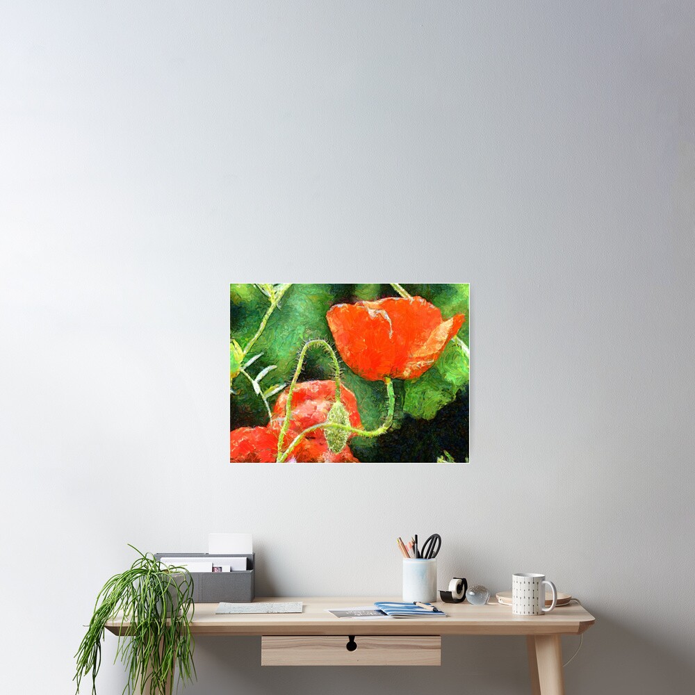 "Floppy Poppy" Poster by jgevans | Redbubble