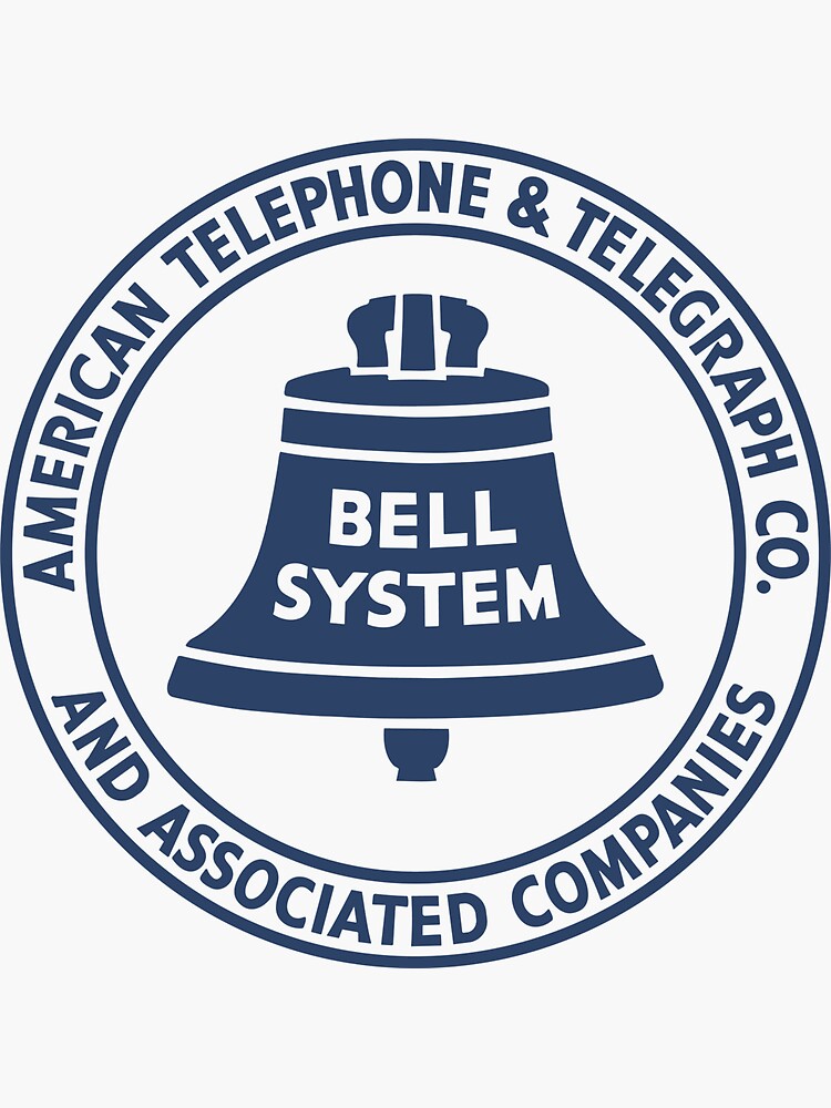 "Bell System Retro Logo" Sticker for Sale by popatlas | Redbubble