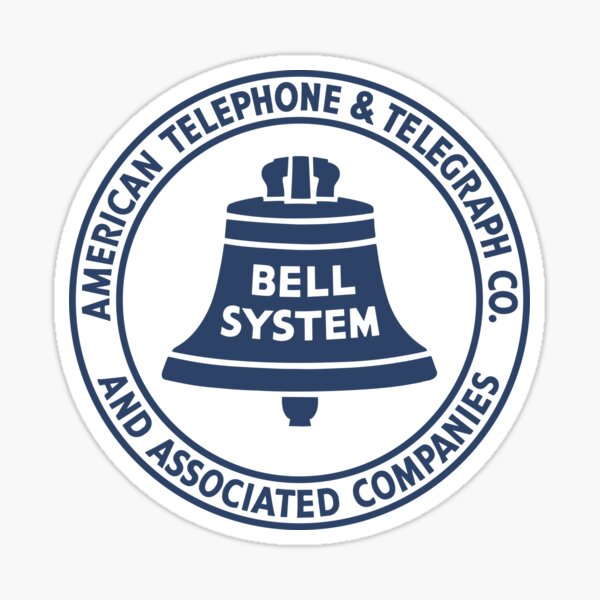 "Bell System Retro Logo" Sticker for Sale by popatlas | Redbubble