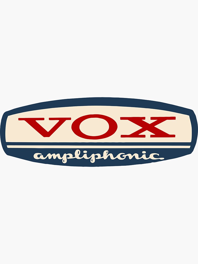 "vox amplification" Sticker for Sale by Oscar C Sandoval | Redbubble