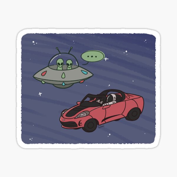"Starman" Sticker for Sale by Galaxxi | Redbubble