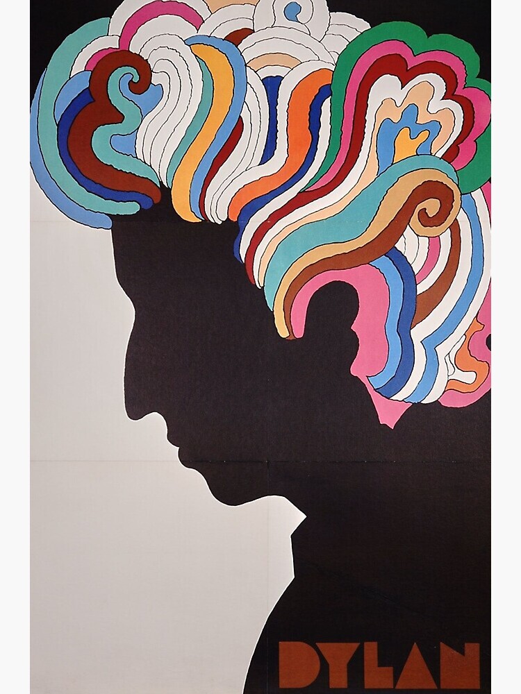 "curly dylan" Sticker for Sale by JVHepworth | Redbubble