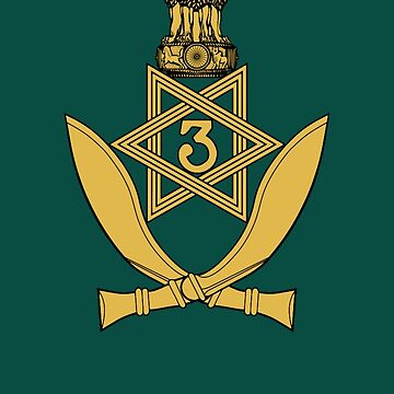 "Indian Army 3rd Gorkha Rifles" Art Board Print for Sale by derekdanie ...