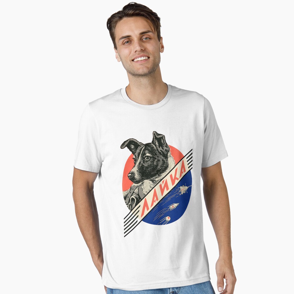 "Laika first space dog — Soviet space" Sticker for Sale by ...