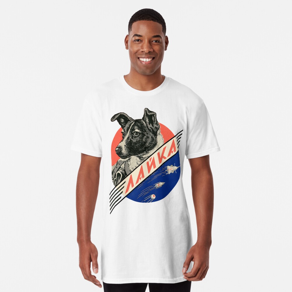 "Laika first space dog — Soviet space" Sticker for Sale by ...