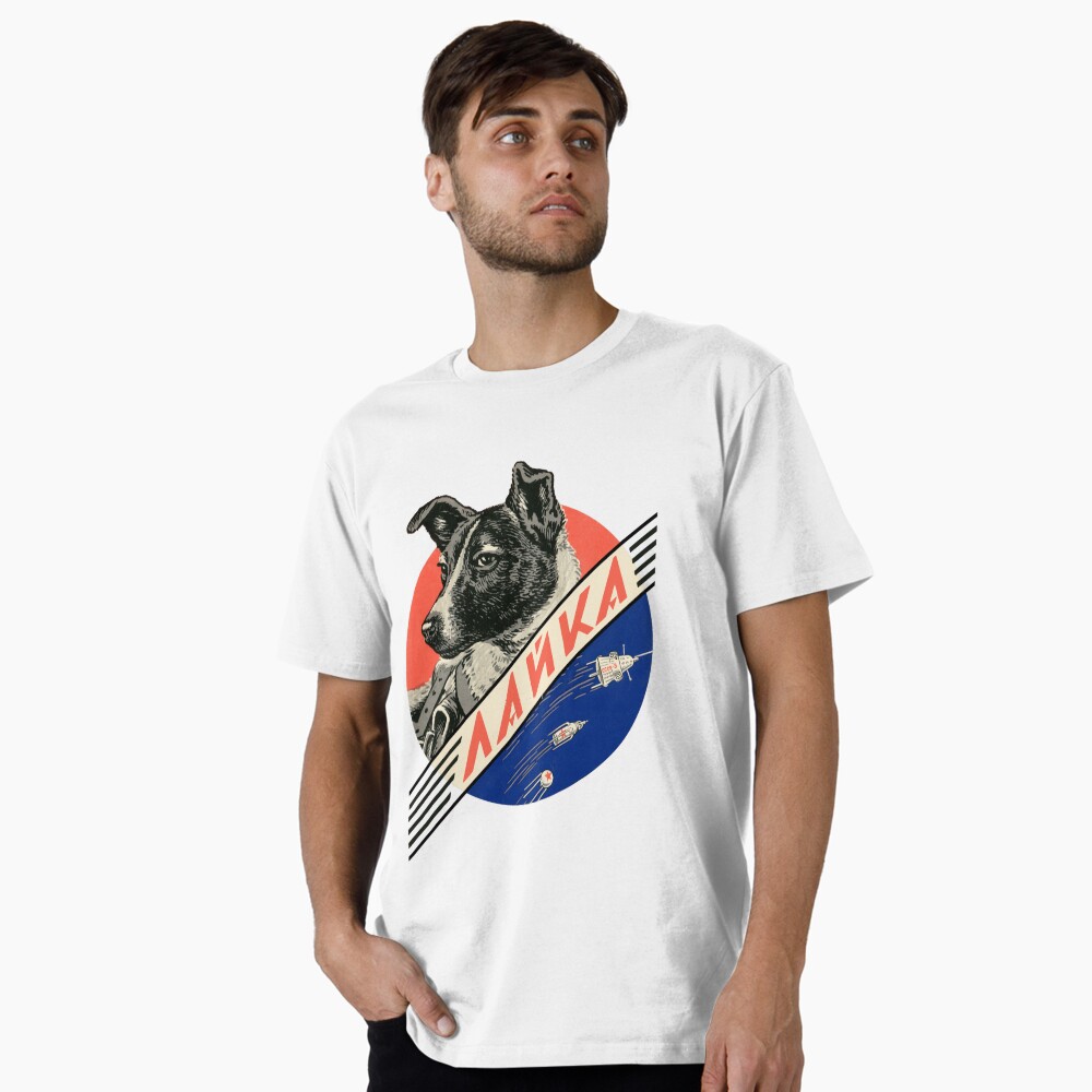 "Laika first space dog — Soviet space" Sticker for Sale by ...
