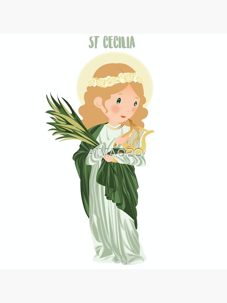 "Saint Cecilia" Poster for Sale by AlMAO2O | Redbubble