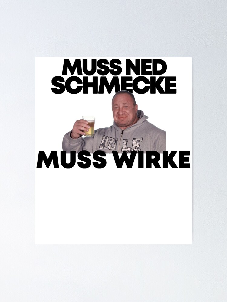 Póster con la obra «Meme Markus Ruhl» de AviceMousseau | Redbubble