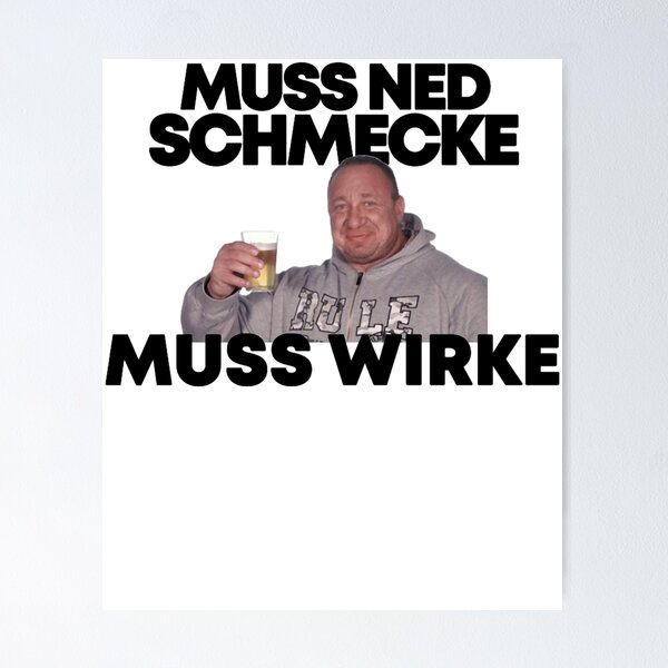"Markus Ruhl Meme" Poster by AviceMousseau | Redbubble