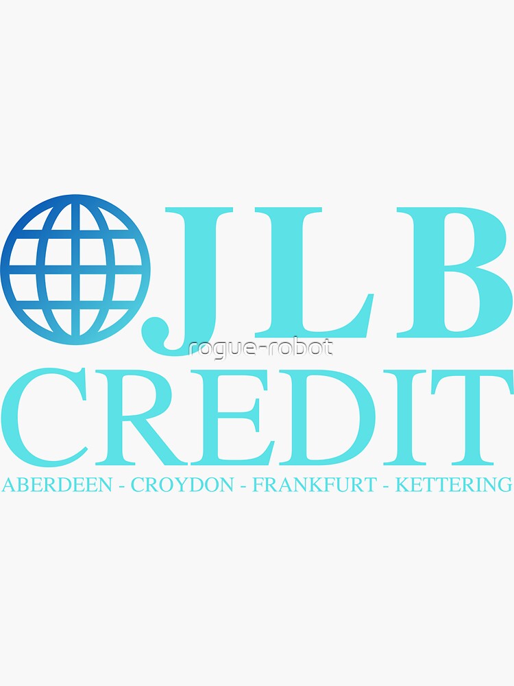 "Peep Show - JLB Credit logo" Sticker for Sale by rogue-robot | Redbubble