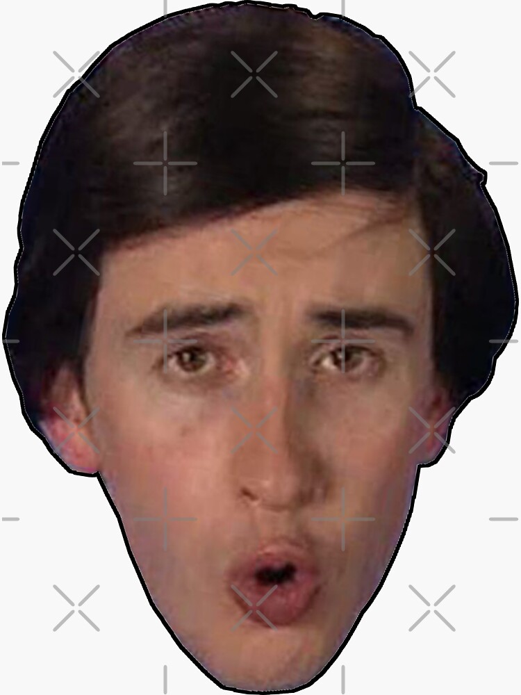 "Alan Partridge Ah Haaaaa" Sticker by loganferret | Redbubble