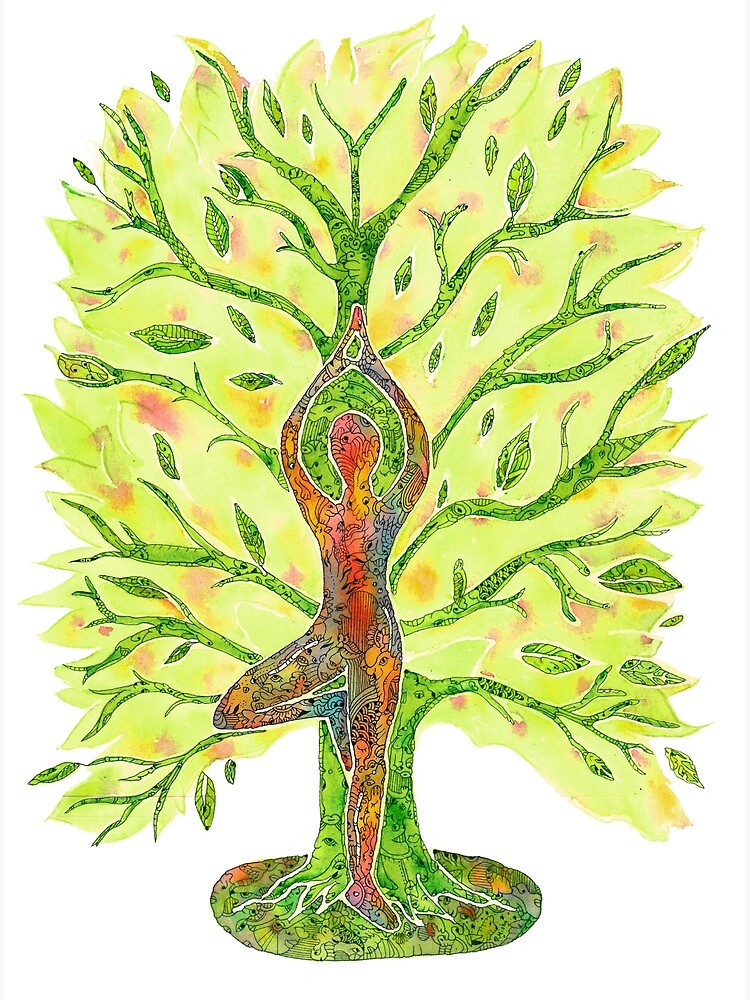 Yoga - Tree Pose Premium Matte Vertical Poster sold by Gunjan Kapoor ...