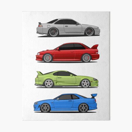 "jdm cars" Art Board Print for Sale by oszalka | Redbubble