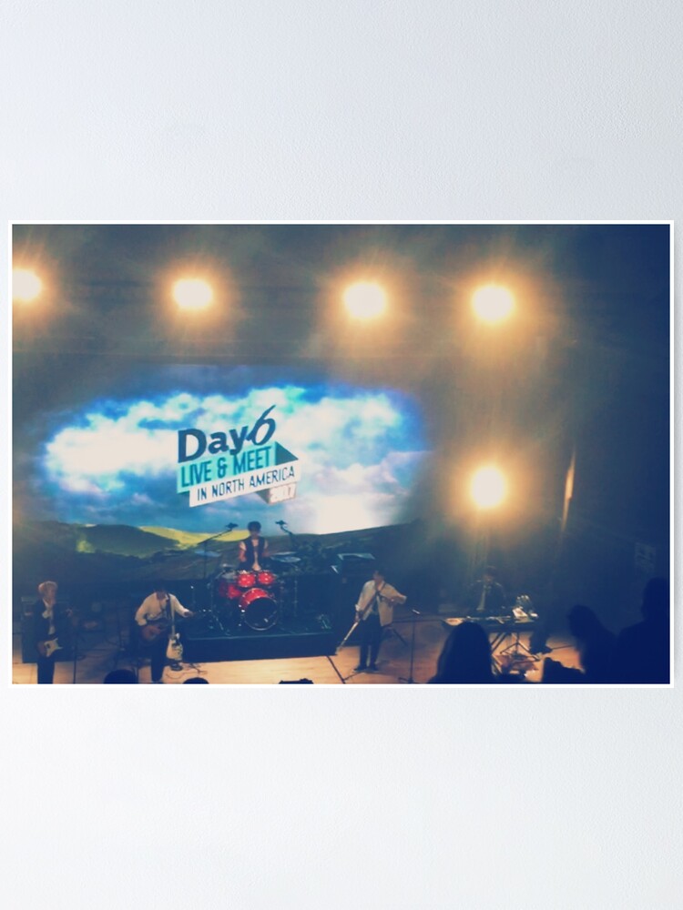 "KPOP DAY6 CONCERT" Poster by mingukkie | Redbubble