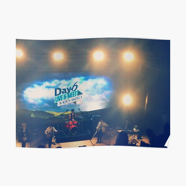 "KPOP DAY6 CONCERT" Poster by mingukkie | Redbubble