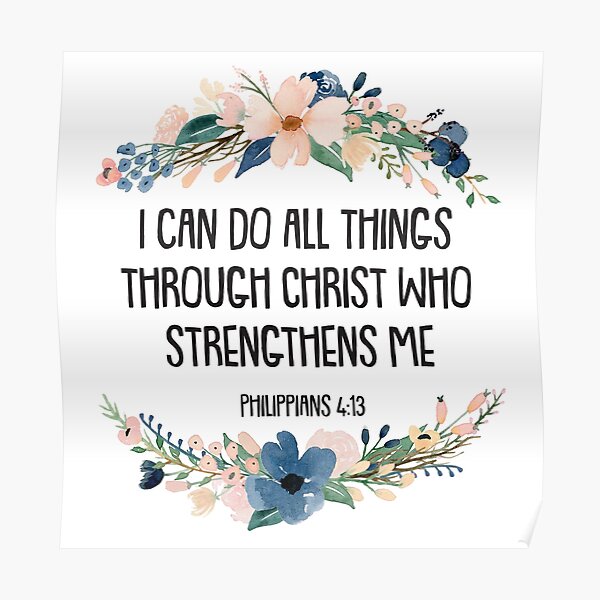 Bible Verse Posters | Redbubble