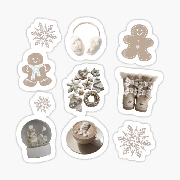 "Aesthetic christmas sticker pack" Sticker for Sale by Eternallykawaii ...