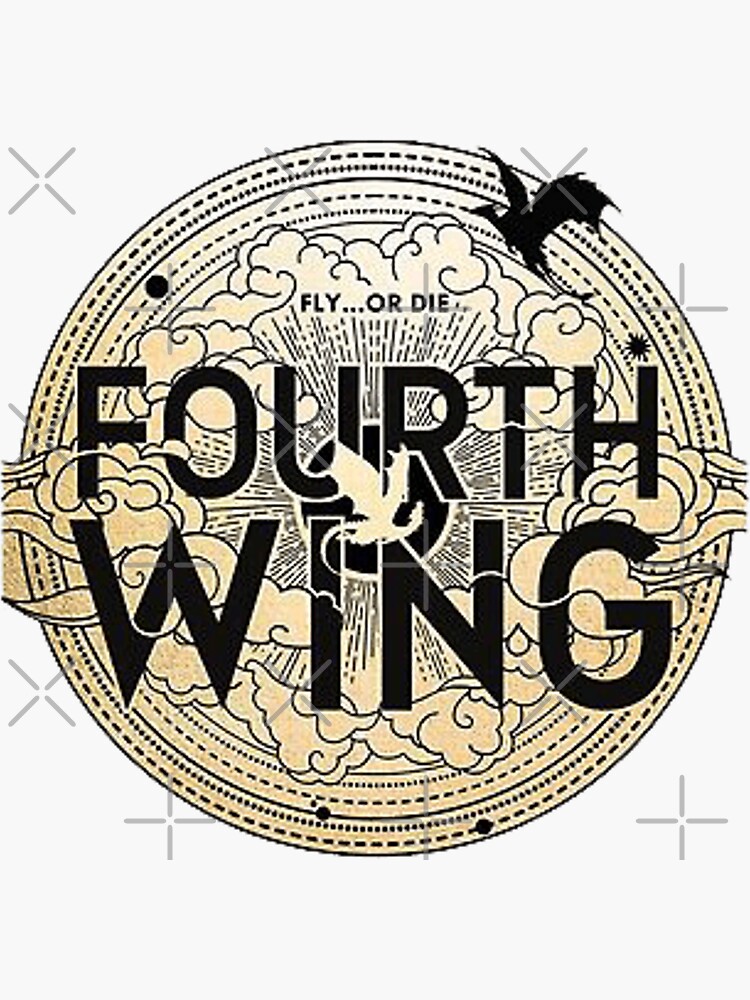 "Best Selling Fourth Wing Merchandise" Sticker for Sale by jabangkitex ...